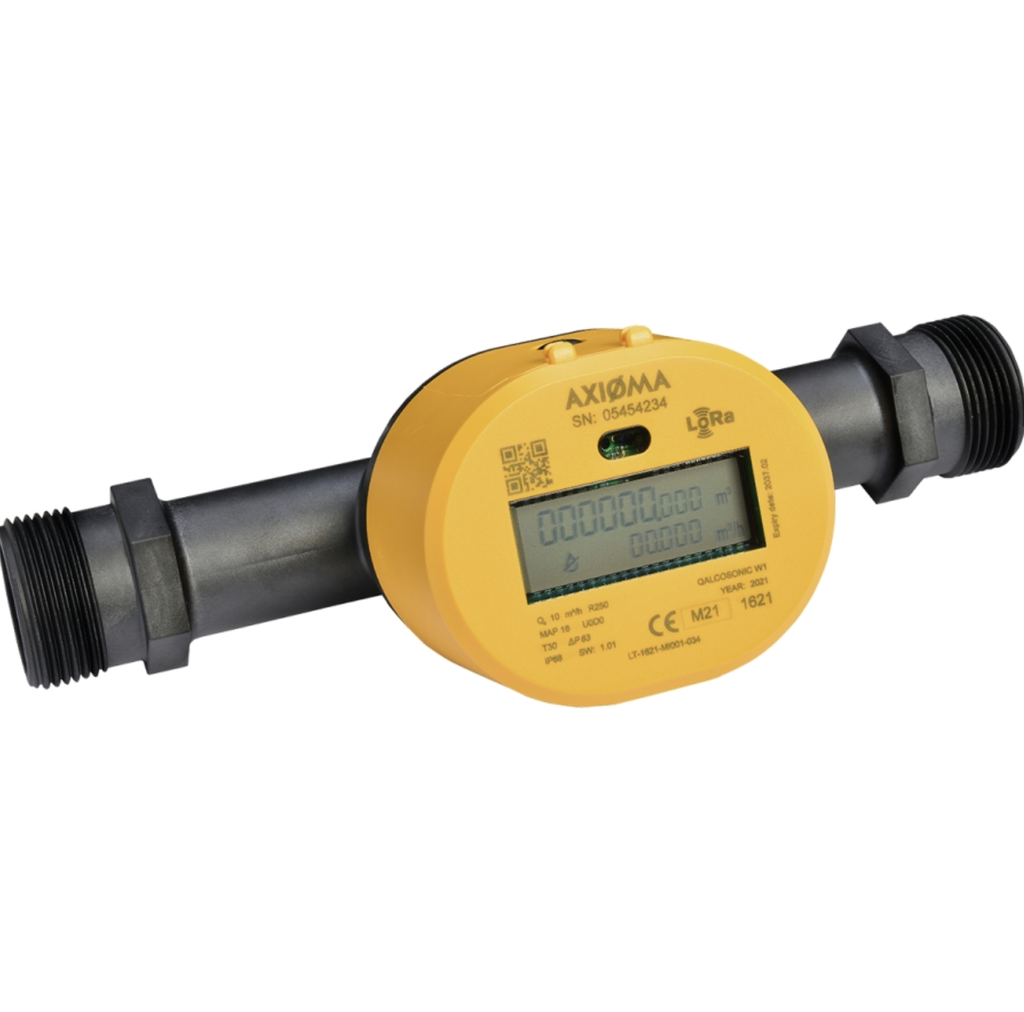 Qalcosonic Axioma - Ultrasound H2O Flow Meter - EU 868 MHz | Sensative Shop
